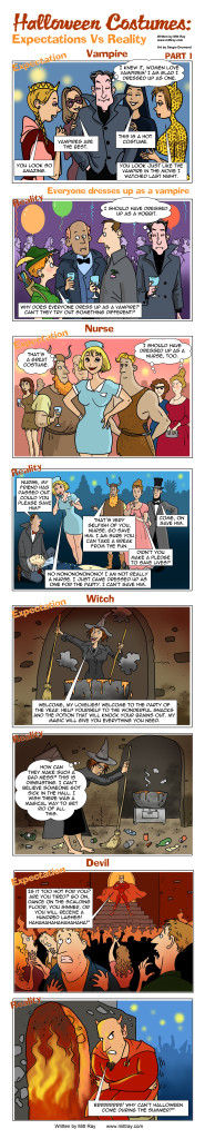 [Comic] Halloween Costumes: Expectations Vs Reality - Mitt Ray